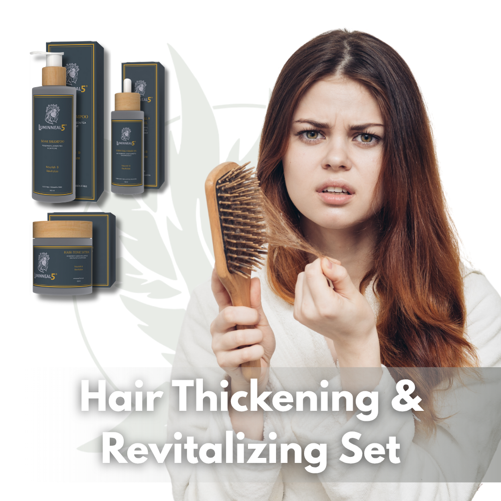 Luminneal5 Hair Thickening & Revitalizing Set – Hair-Biotics Lab